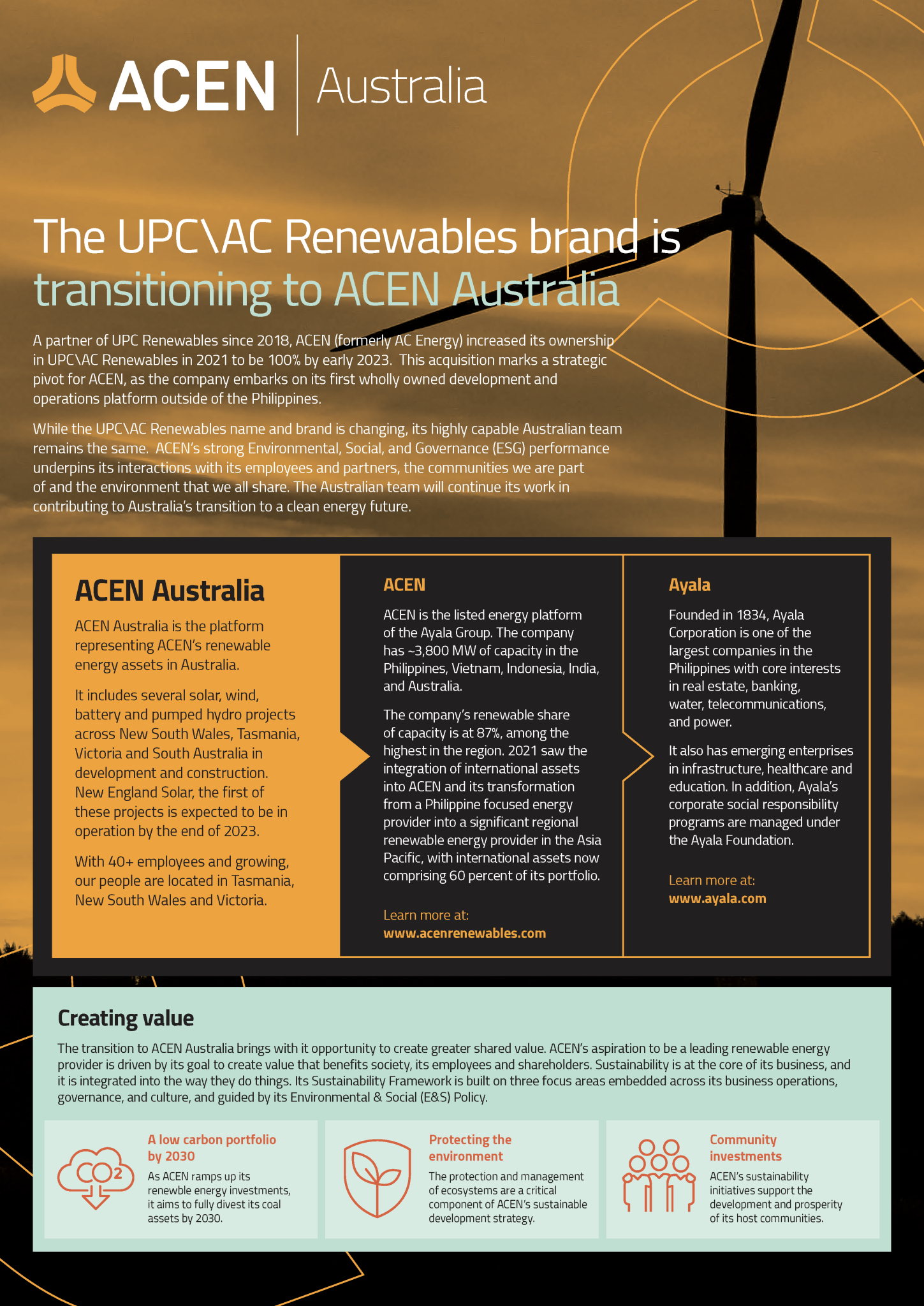 The UPC\AC Renewables brand is transitioning to ACEN Australia - ACEN ...