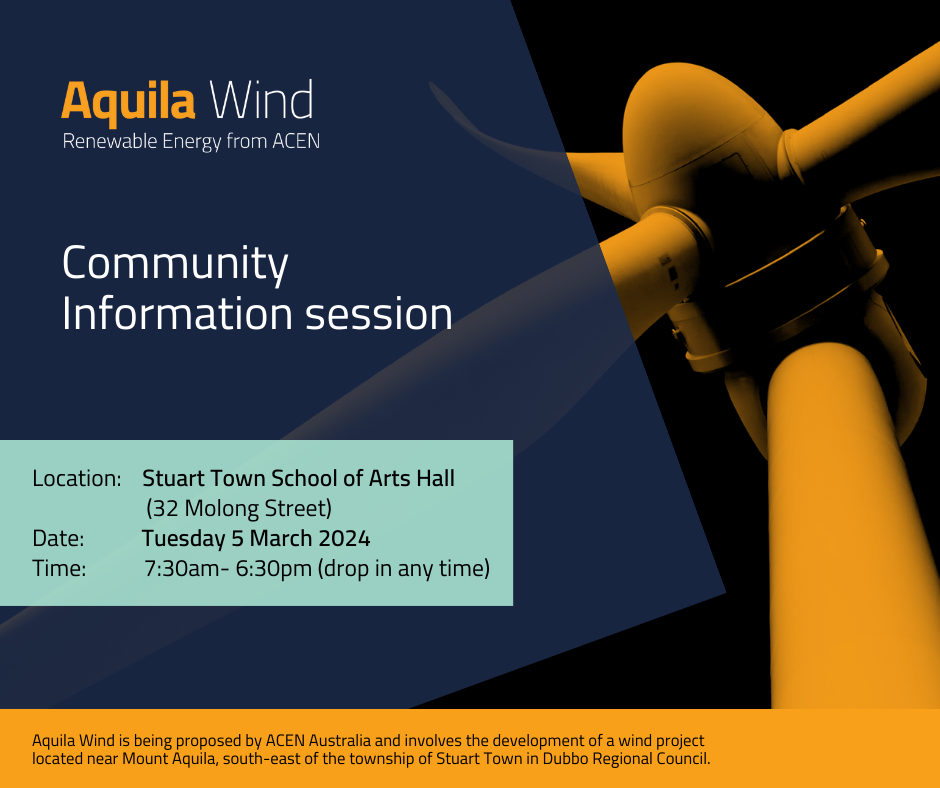 Aquila Wind Community Information Session - ACEN Australia