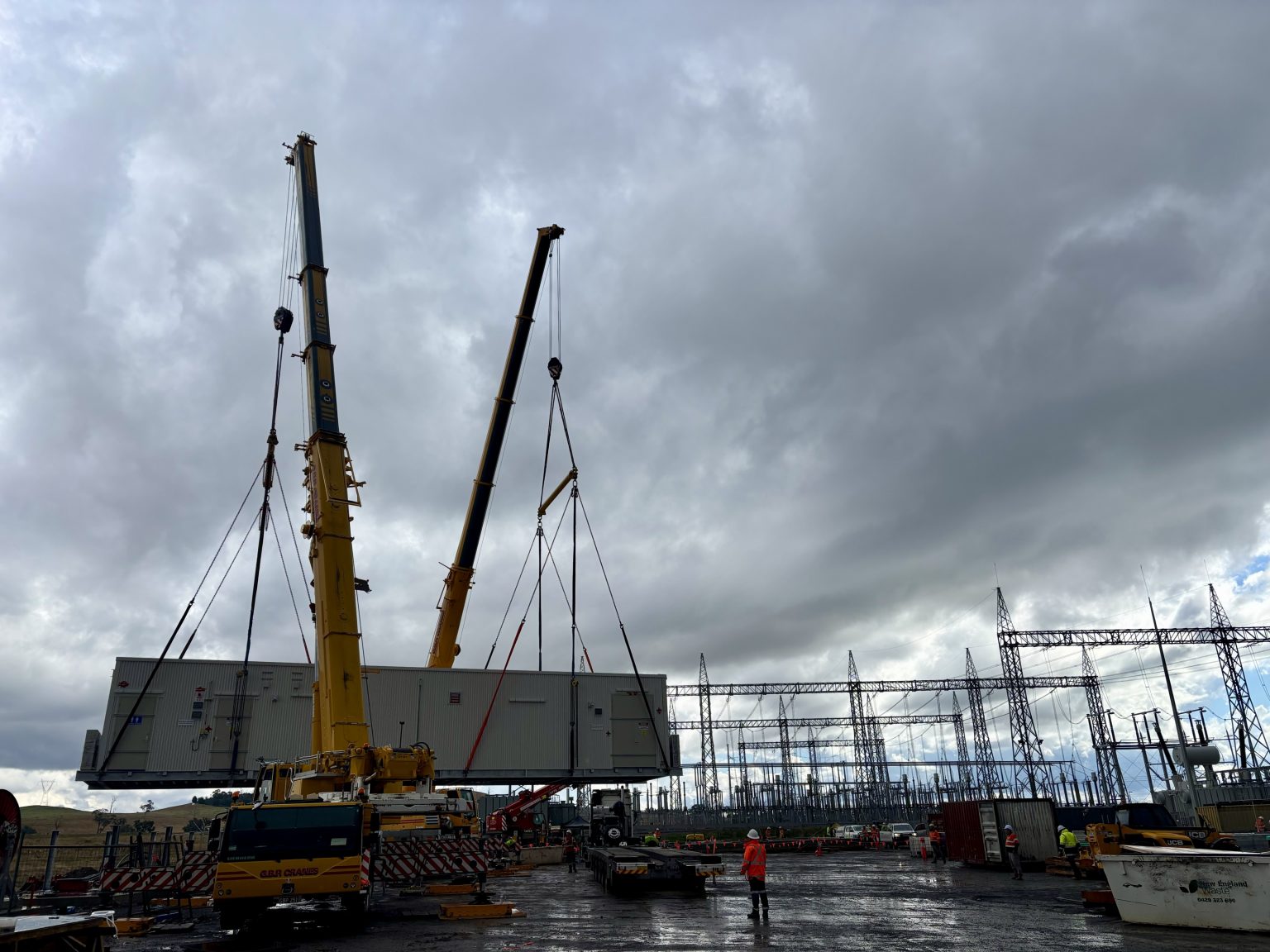 BESS switch room arrives: see our Wordsworth May update - ACEN Australia